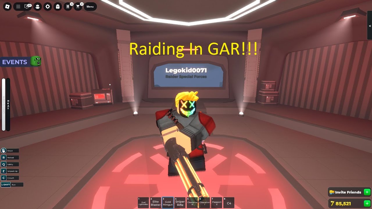 Raiding In GAR!!! - YouTube