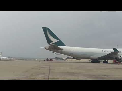 #indigo #takeoff #ethiopian #cargo Taxiway #cathaypacific #cargo Base ✈️