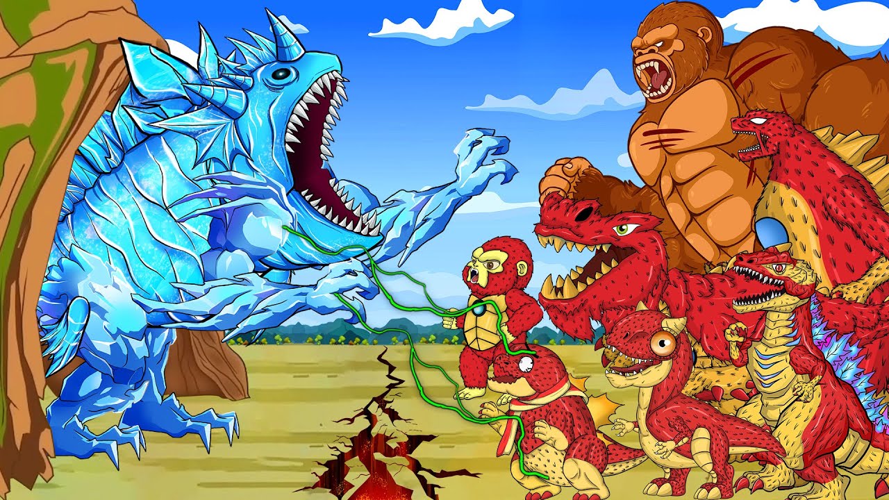 EVOLUÇÃO DO BLOOP: Bloop Ice Vs GODZILLA Kong, Terra & KONG Stone ...