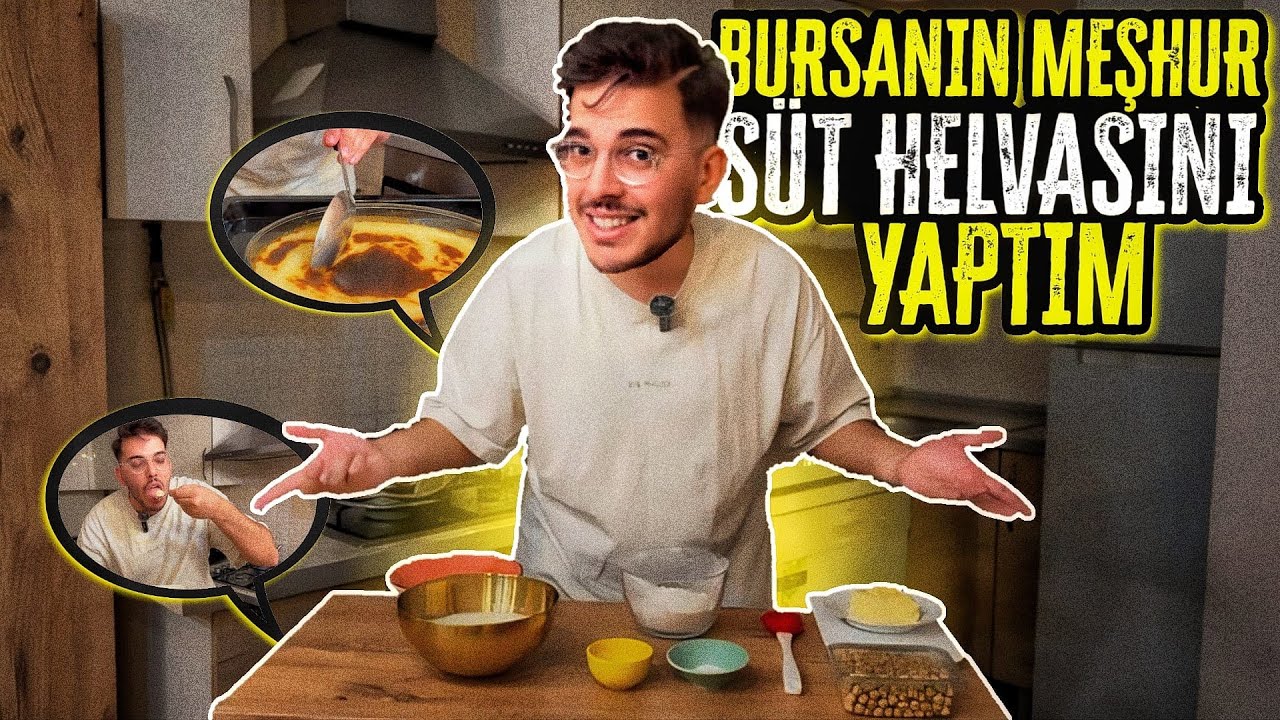 SÜT HELVASI YAPTIM - TARİFİ - BURSA - YouTube