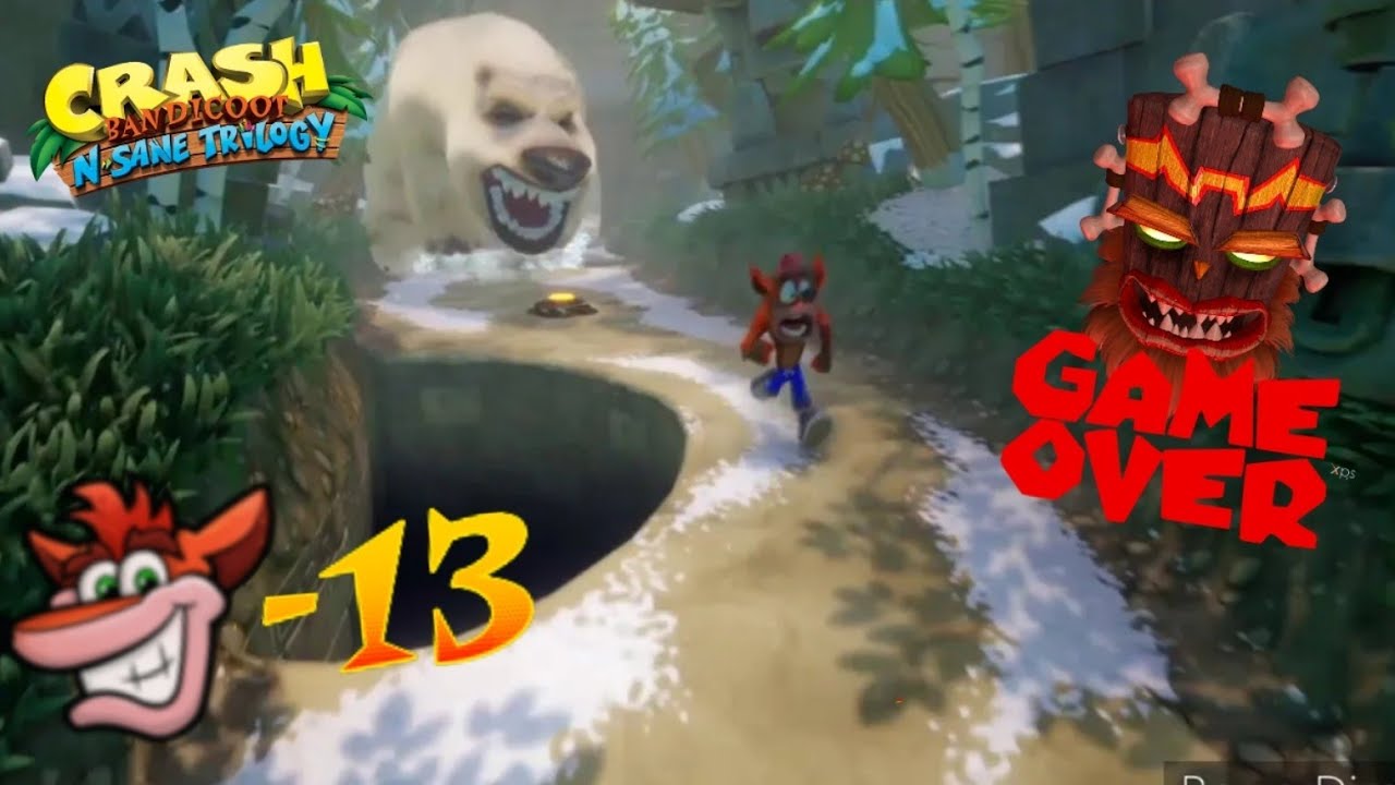 GAME OVER! - Crash Bandicoot N-sane trilogy #13 - YouTube