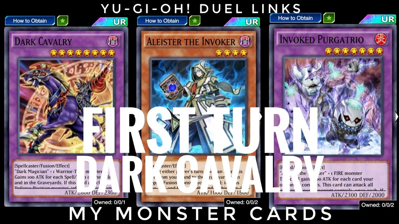 CRAZY! INVOKED DARK CAVALRY DECK DUEL LINKS [Yu-Gi-Oh! Duel Links ...