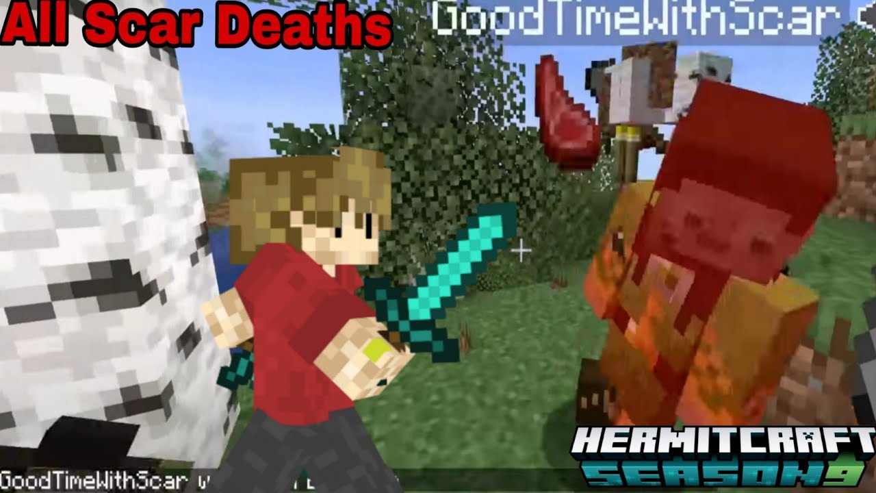 All Good times with Scar Deaths:: Hermitcraft Season 9 - YouTube