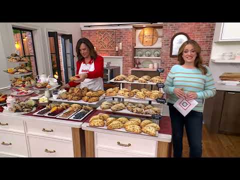 David's Cookies (12) 4 oz Ready to Bake Scones Best Sellers on QVC ...