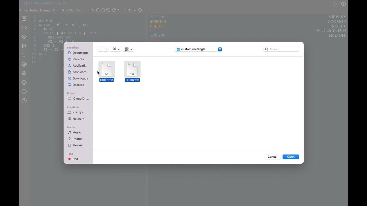 CNC Macro Simulator II - opening multiple files at once - YouTube