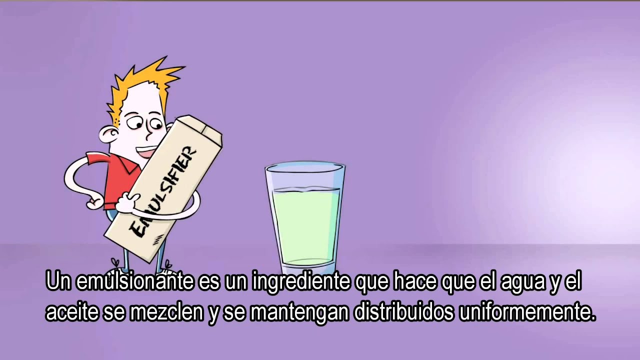 ¿Qué es un emulsionante? - YouTube