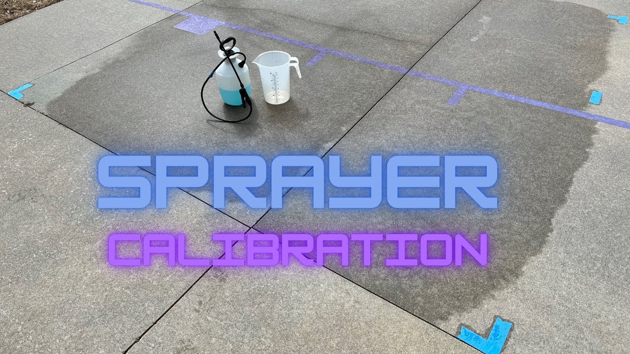 Sprayer Calibration | Estimating the Area Covered When Spot Spraying ...