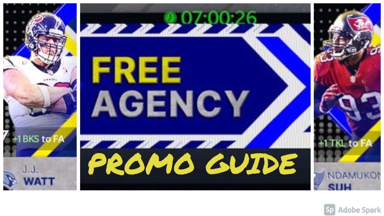 FREE AGENCY PROMO GUIDE! (Madden Mobile 21) - YouTube