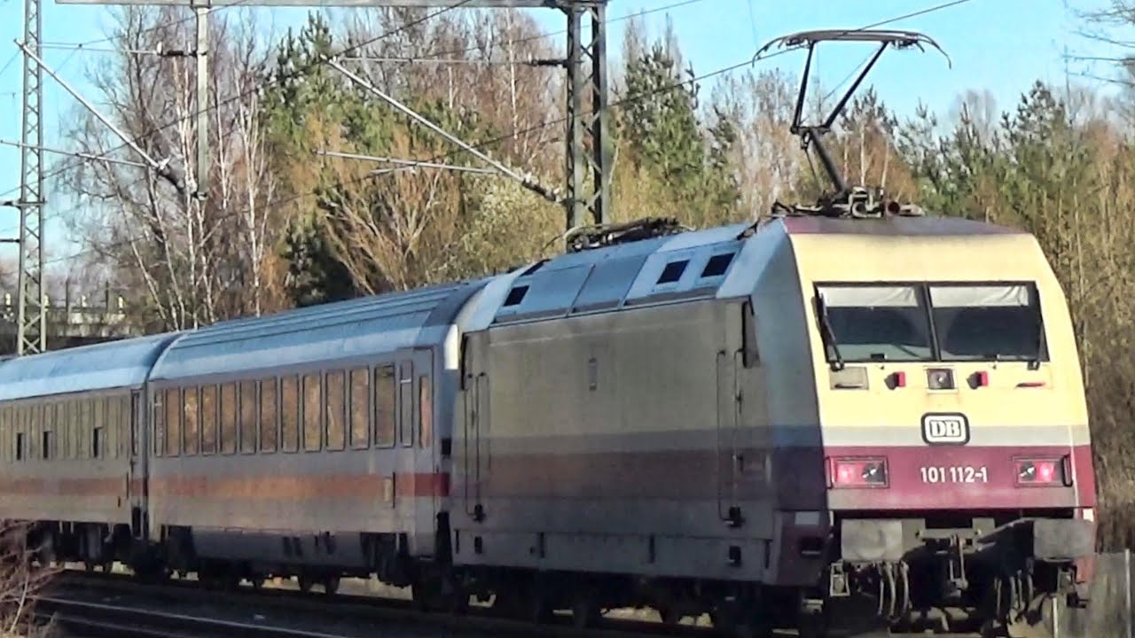 Rheingold-Lok BR 101 112 mit IC 2005 nach Konstanz - YouTube