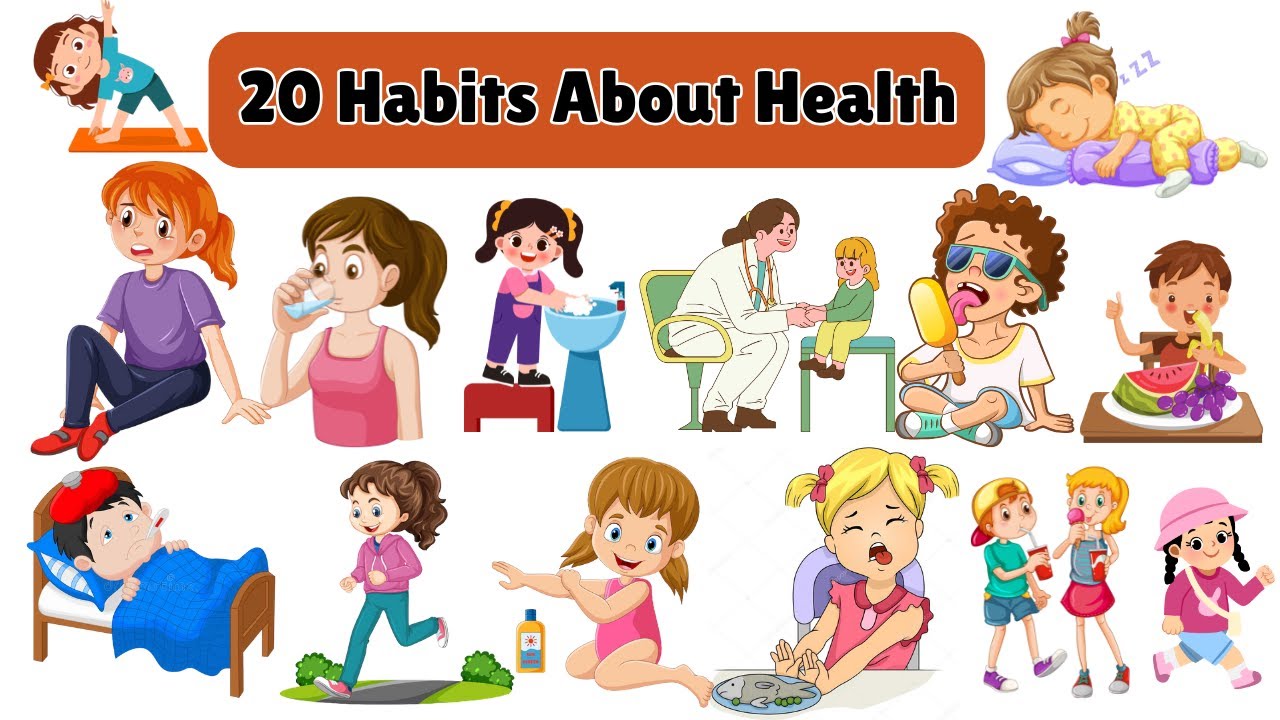 20 Easy Health Sentences for Kids | Learn English Sentences | Daily ...