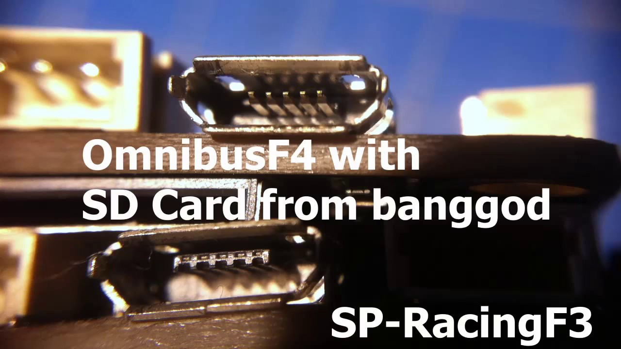 OMNIBUS-F4-SD from banggood with faulty USB Port - YouTube