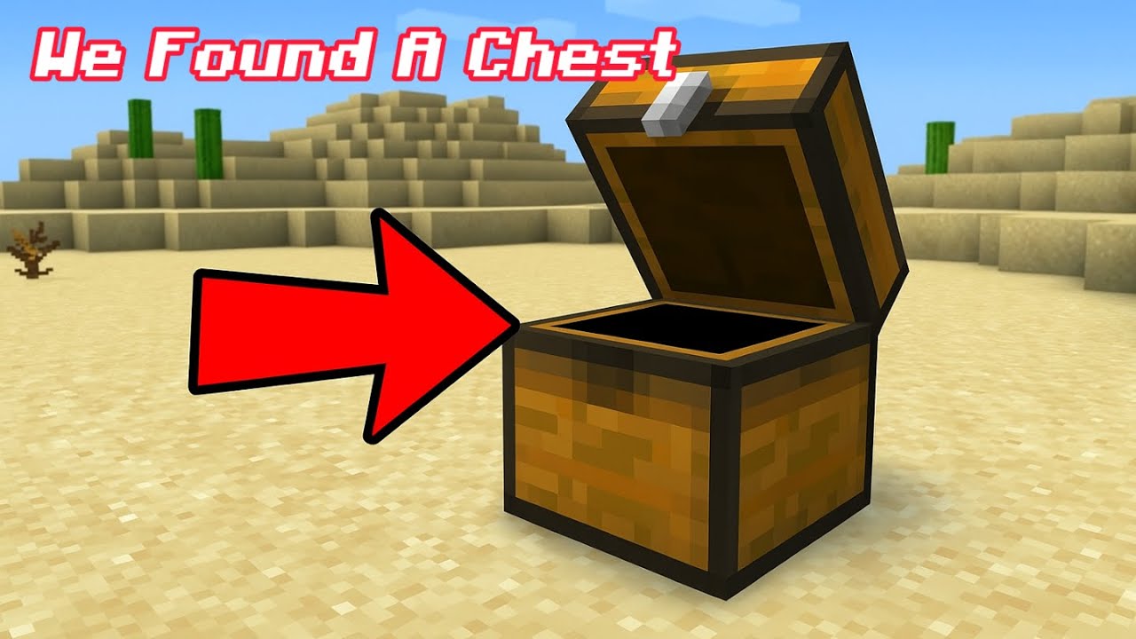 We Found A Chest In Minecraft! - YouTube
