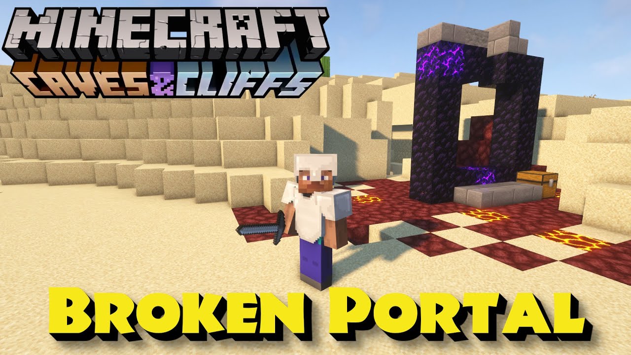"Broken Portal" - Minecraft - 1.17.1 - Episode 3 - YouTube