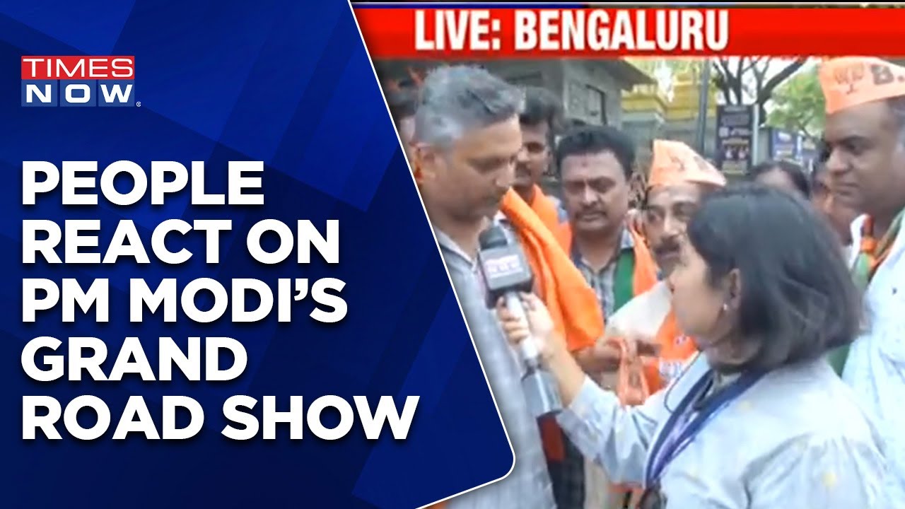 People React On PM Modi s Road Show In Karnataka Watch What They Said people-react-on-pm-modi-s-road-show-in-karnataka-watch-what-they-said