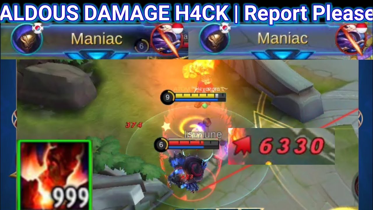 Aldous Crazy You H4CK Damage! | Tutorial Game Play Aldous - YouTube