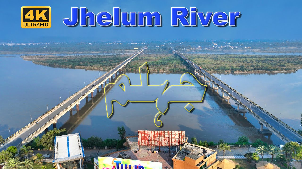 Jhelum river 4k Drone Aerial Footage - YouTube