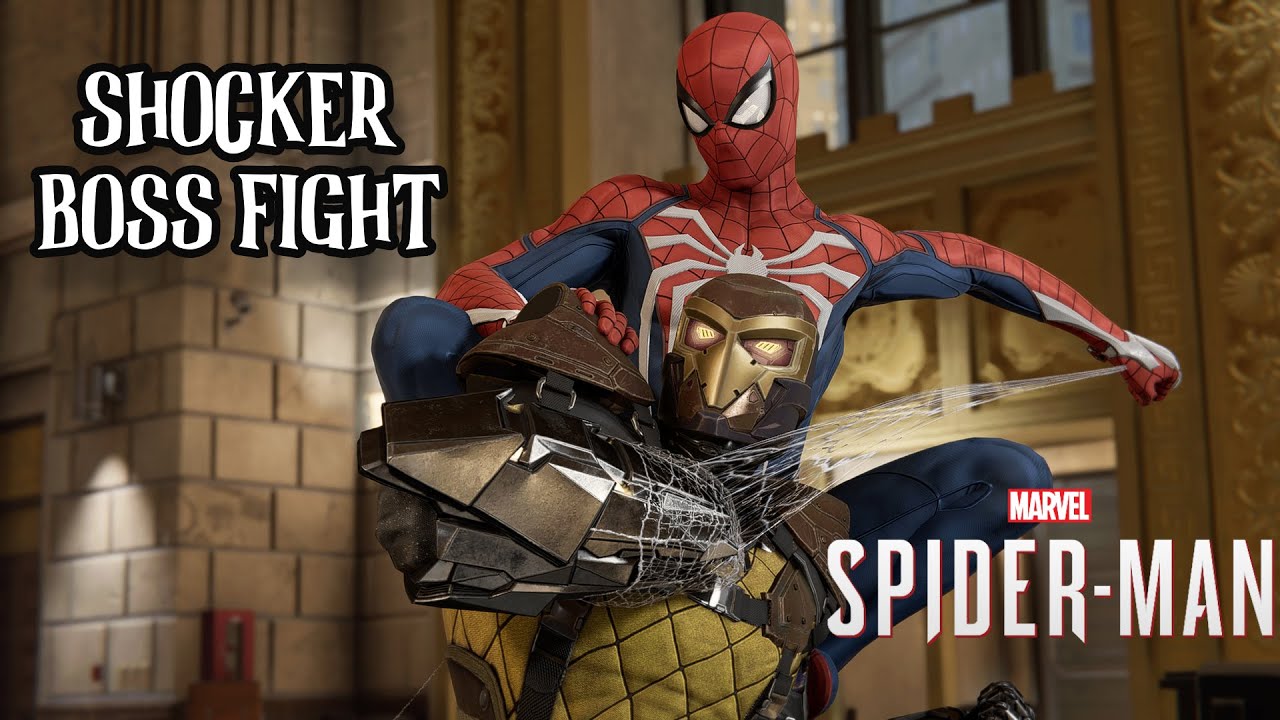 Shocker Boss Fight - Marvel's Spider-Man Remastered - YouTube