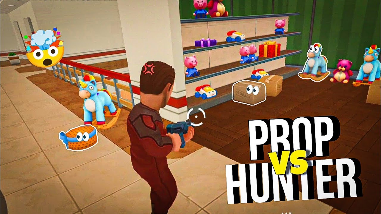 PROP VS HUNTER funny 🤣 GAMEPLAY - YouTube