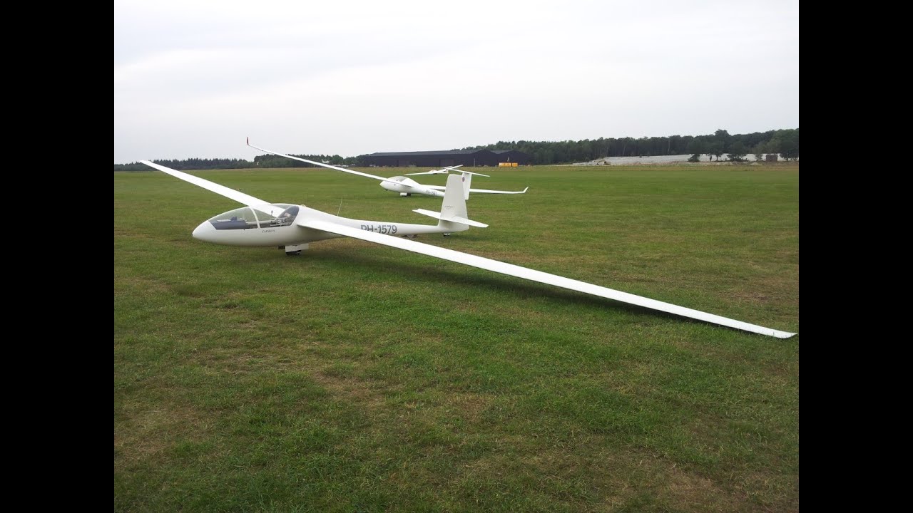 Schempp Hirth Cirrus vintage open class sailplane 1968 - YouTube
