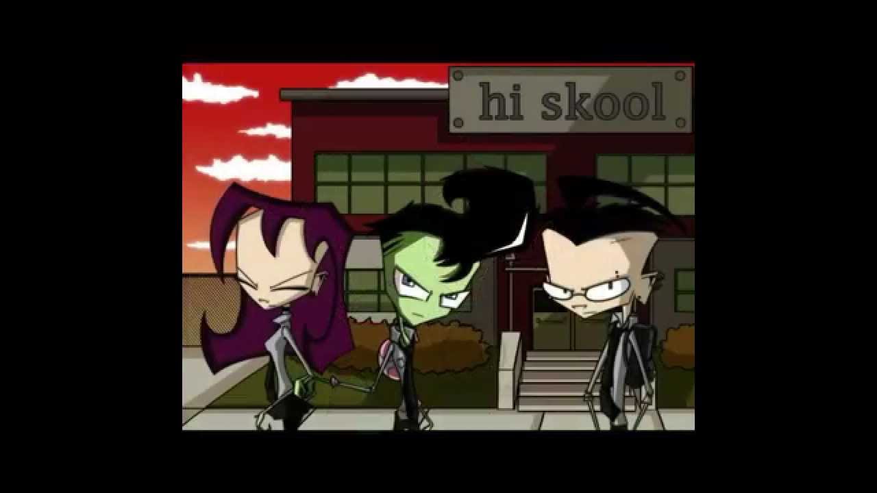 invader zim gaz and zim music video - YouTube