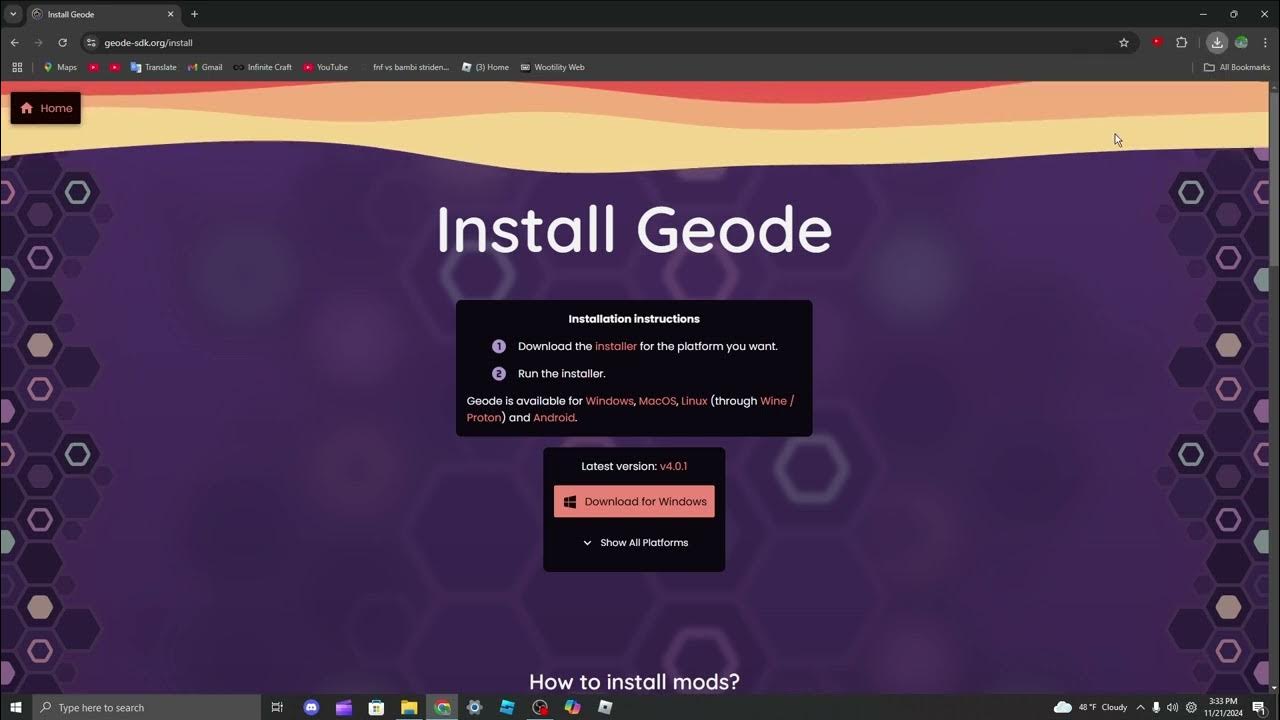 How To Install Geode - YouTube