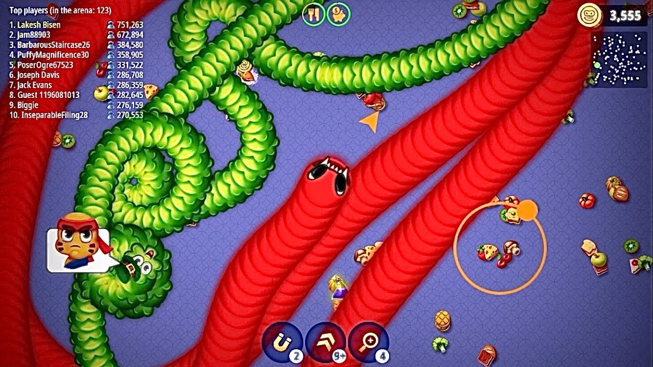 worms zone high sensetive game real and OG gameplay #populargames # ...