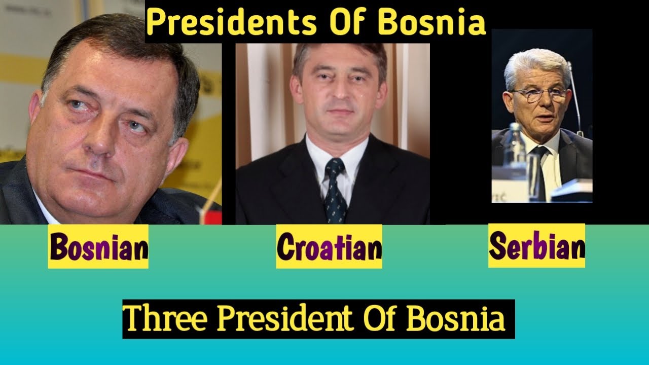 Bosnia President Of Three || Flag Of Bosnia || Bosnia Biography ...
