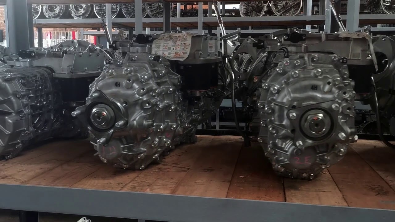 Isuzu Drivetrain stock view. Showing the available gearbox ...