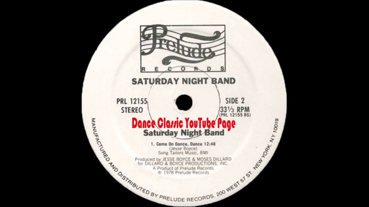 Saturday Night Band - Come On Dance, Dance (Album Version) - YouTube