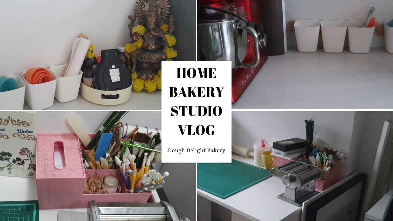 Vlog#1 | Studio Makeover | Home Bakery Studio | Cake Studio | Small ...