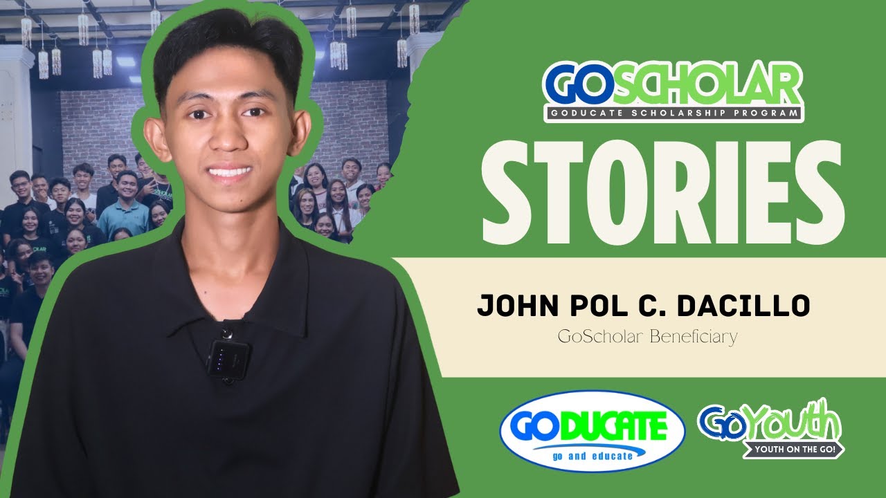 GOSCHOLARS TESTIMONY - JOHN POL C. DACILLO - YouTube