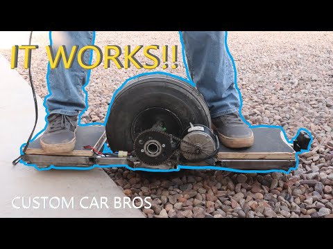 Homemade Onewheel WORKS!!😀part#3 - YouTube