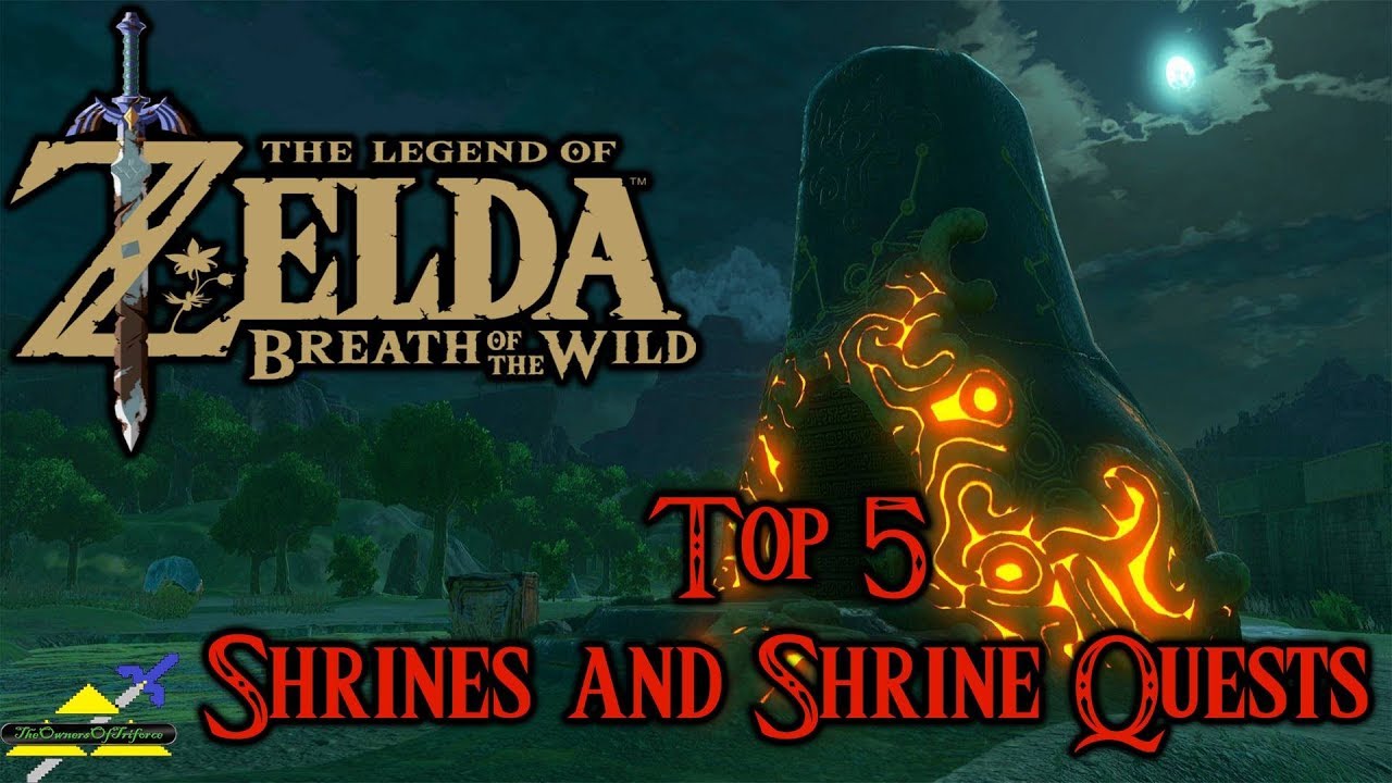 Breath of the Wild - Top 5 Shrines and Shrine Quests - YouTube