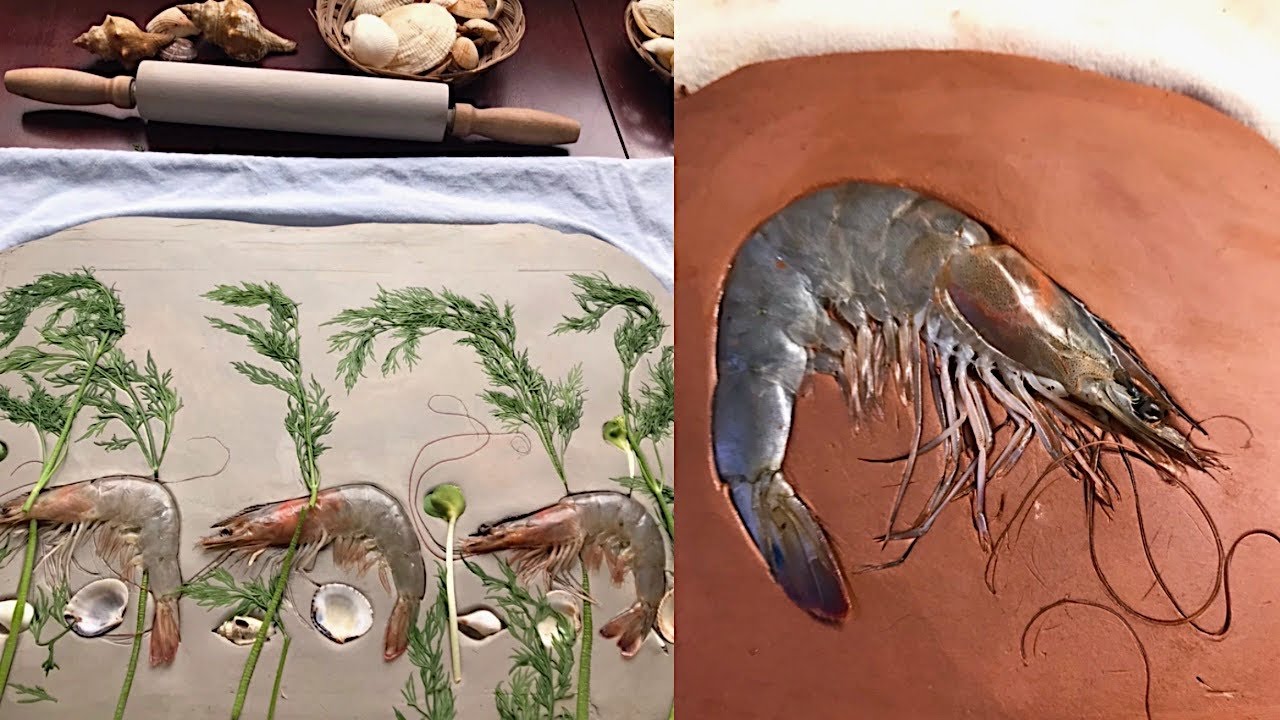 Making Botanical Plaster Casts /Full Process/ How to Make Bas-Relief ...