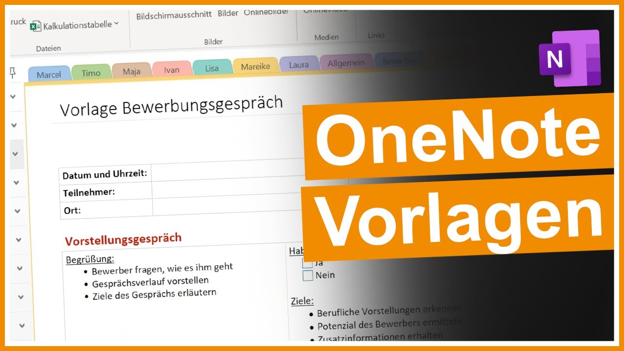 📄 OneNote Vorlagen richtig nutzen (inkl. 5 Beispiele) - YouTube