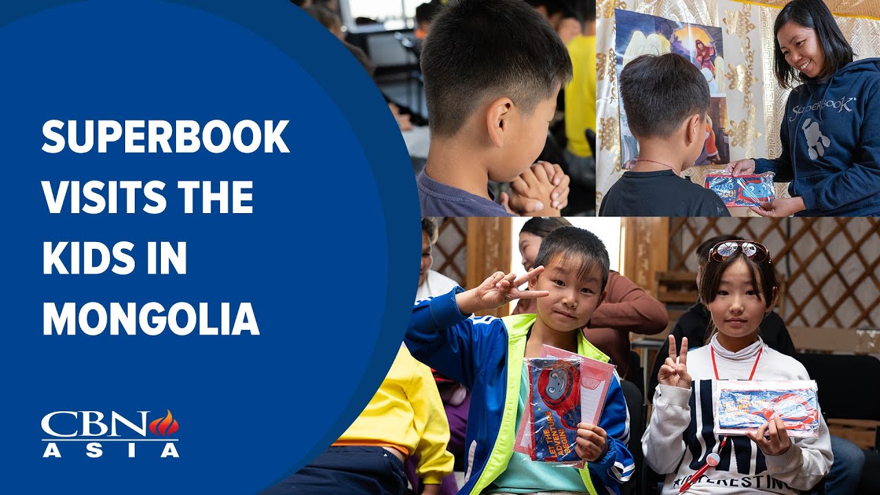 CBN Asia | Superbook Visits the Kids in Mongolia | Ministry Video - YouTube