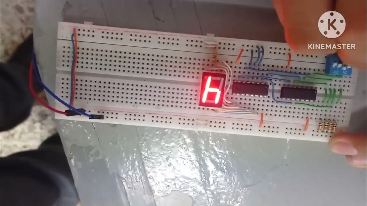 Equipo 5.- Práctica 34 Decodificador de display de 7 segmentos - YouTube