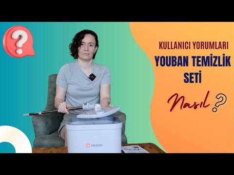 Youban Temizlik Seti Temiz Su ile Kirli Suyu Ayıran Mop