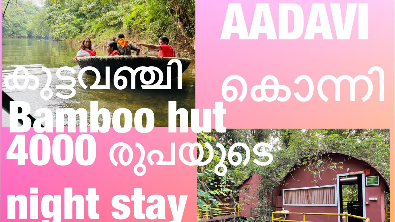 Aadavi bamboo hut pathanamthitta|Kuttavanchi| - YouTube