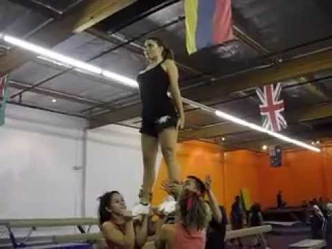 Open Gym Cheer Practice 8-16-11 - YouTube