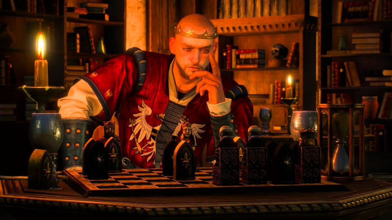 The Witcher 3 - Part 57 - Chess with Radovid - YouTube