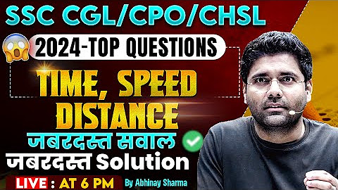 SSC CGL Maths 2024 By Abhinay Sharma - YouTube