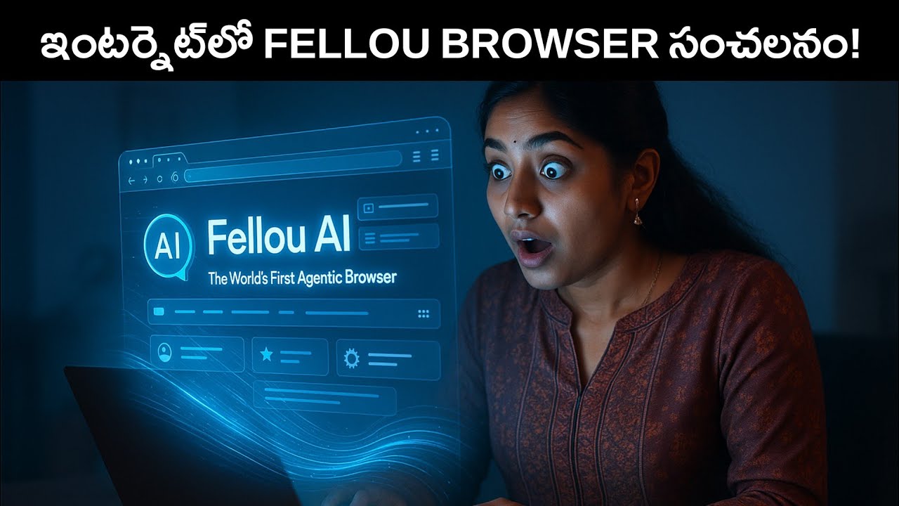 Fellou AI - The World's First Agentic Browser - AI Telugu - YouTube