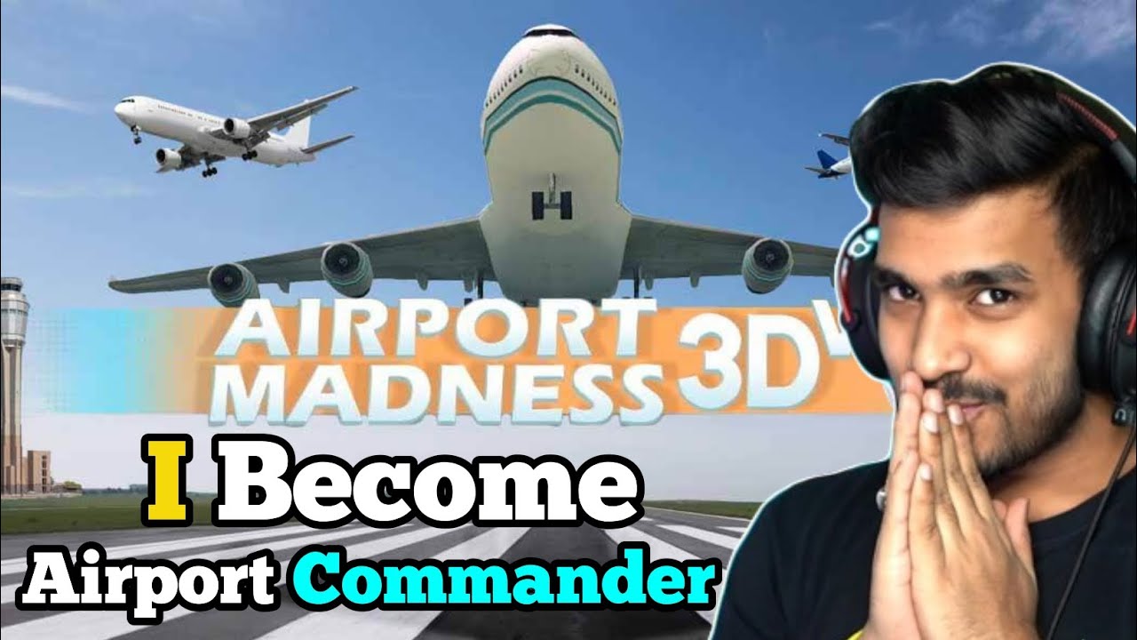🤩 Playing as Airport Commander | Airport Madness 3D V2 | AntutuGamerz # ...