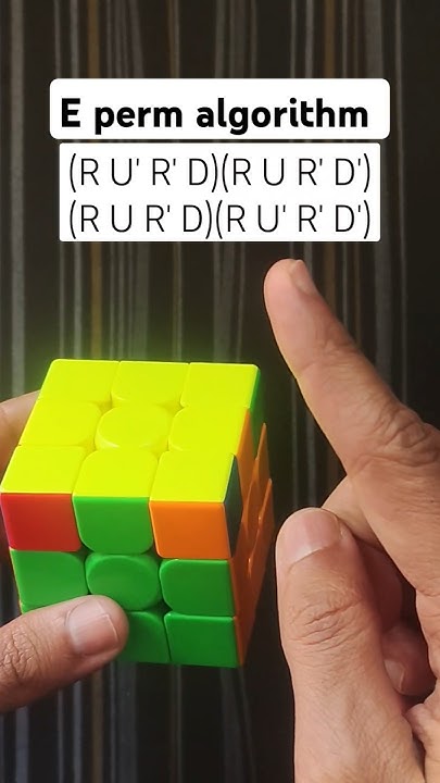 E Perm Algorithm #shorts - YouTube