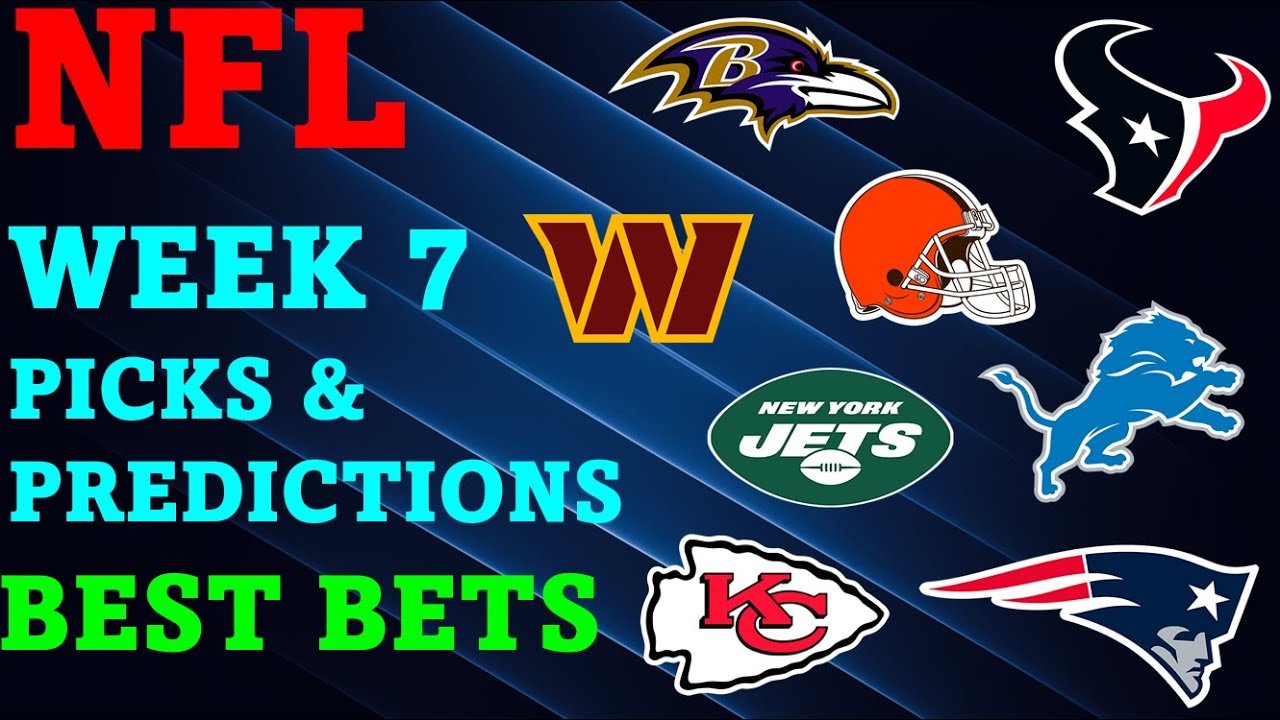 NFL Picks and Predictions Week 7 Best Bets - YouTube