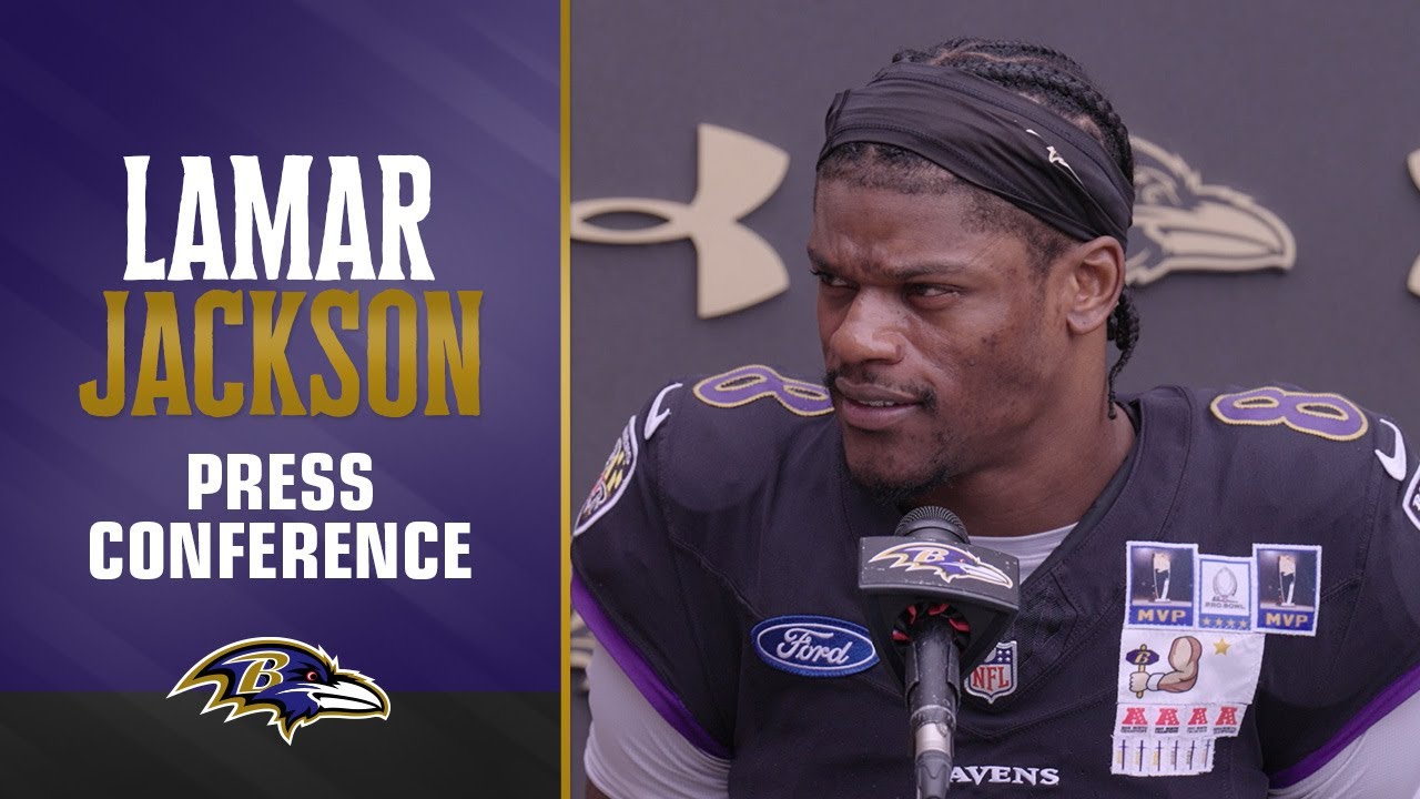 Lamar Jackson Talks Sunday’s Game Against the Browns | Baltimore Ravens ...