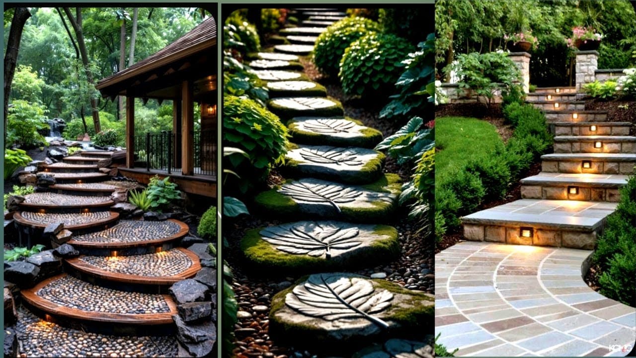 32 Creative Garden Stair Ideas To Style Up Your Hillside Landscape ...