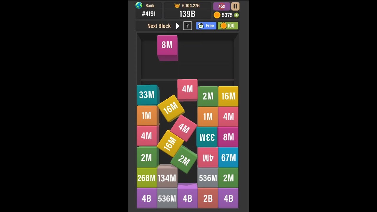 Funny Game - Drop Block part 11 #gaming #shorts #shortslive #Blockdrop #trending #asmr - YouTube