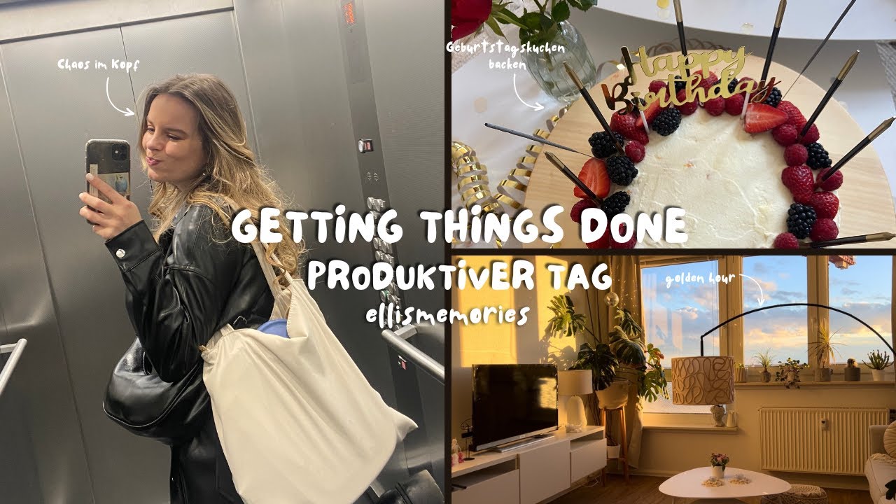 ellis diaries ep. 11 | produktiver Tag: getting things done ...